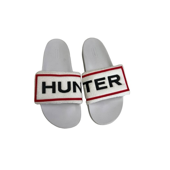 Hunter | Shoes | Hunter Terry Material Adjustable Slippers Sz 8 | Poshmark